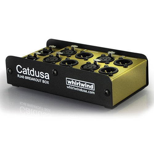 Whirlwind Catdusa 4-channel Analog Audio Snake Box for Cat5 Cable – Pro ...